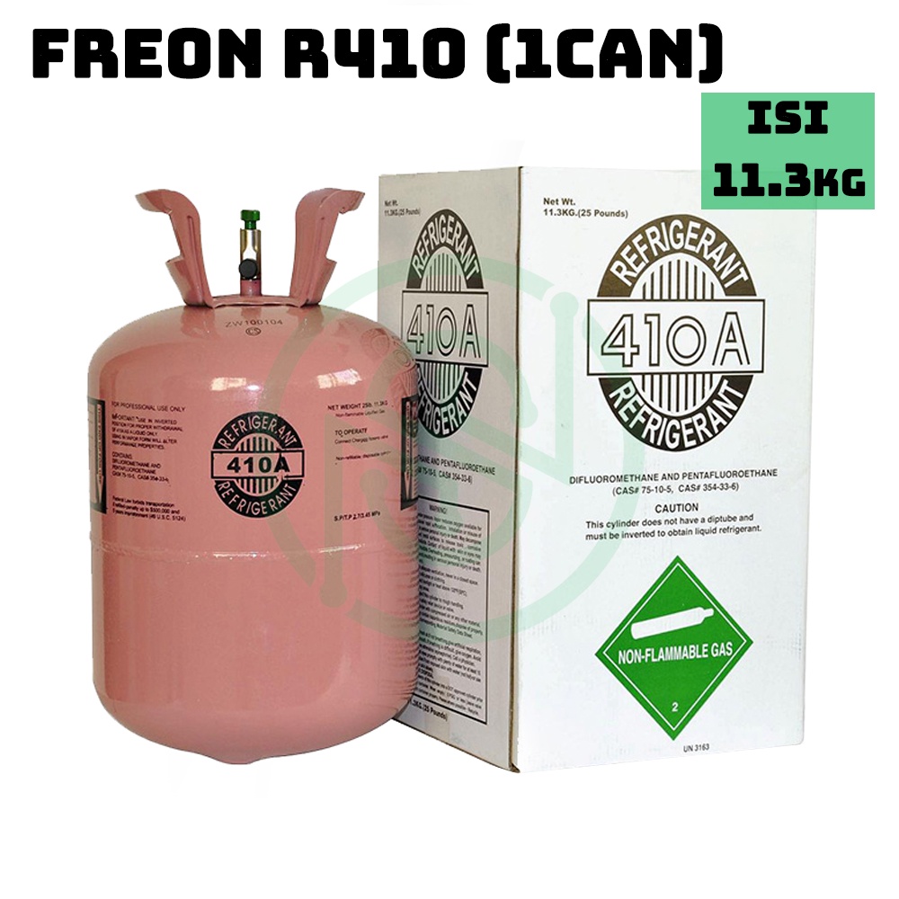 Jual Freon R410 (1 Can / Kaleng) 11.3 Kg atau 25 Pounds (Refrigerant) | Shopee Indonesia