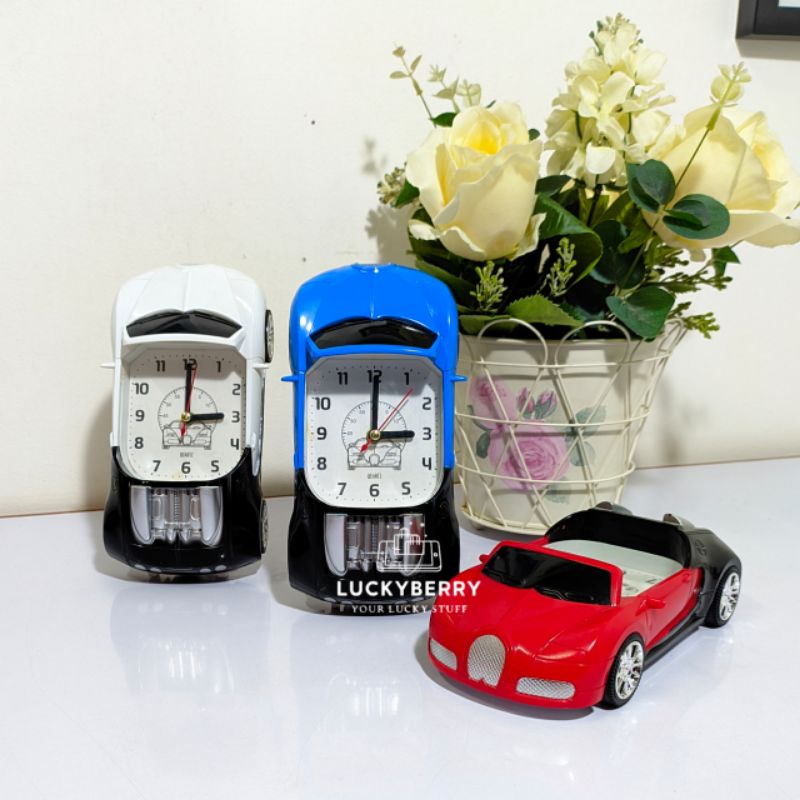 Jual Jam Meja Alarm/Jam Dinding Mini Bentuk Mobil RP007 | Shopee Indonesia