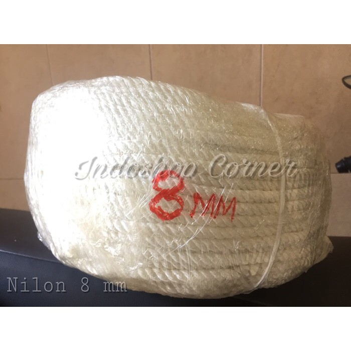 Jual REAL PICTURE Tali tambang tampar nilon atau nylon untuk tiang ...