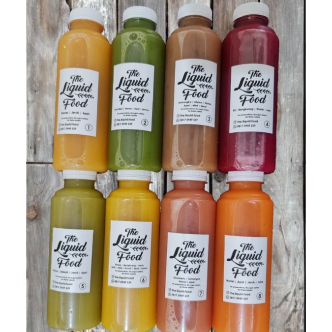 Jual Cold pressed Juice Detox 3 Days (24 botol @250ml) Jus Diet Detox ...