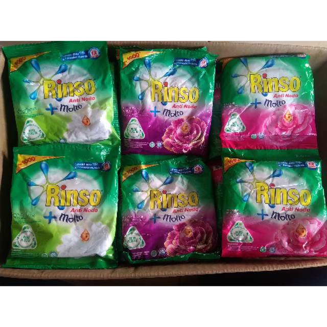 Jual RINSO Bubuk Kemasan Renceng (isi 6 sachet @44gr) | Shopee Indonesia