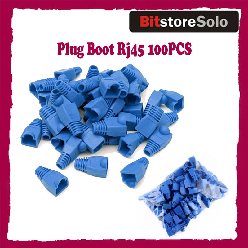 Jual plug boot rj45 isi 100 | Shopee Indonesia