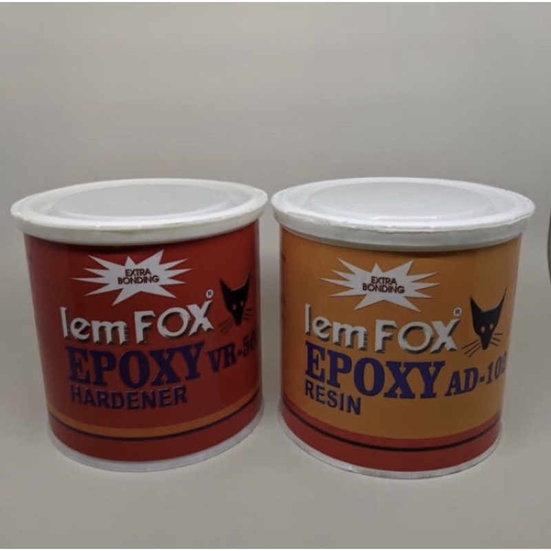 Jual Lem Epoxy FOX Epoxy Resin Epoxy Hardener | Shopee Indonesia