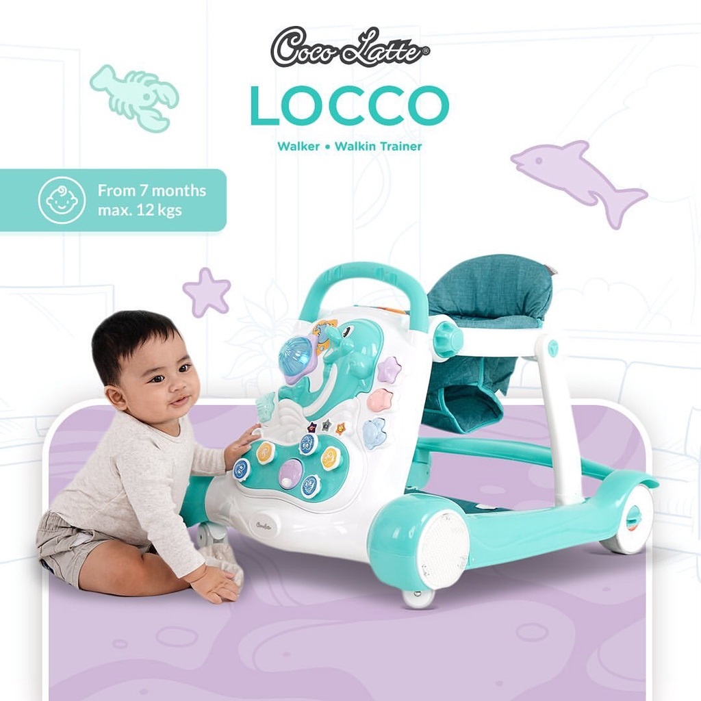 Jual Baby Walker Alat Bantu Jalan Cocolatte Locco Push Wolker Walking ...