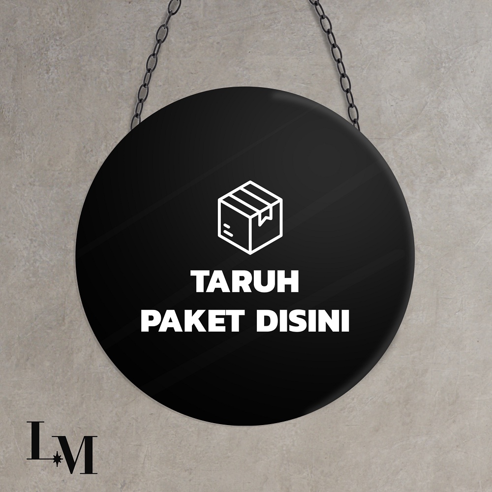 Jual sign board TARUH PAKET DI SINI | Shopee Indonesia