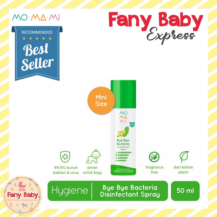 Jual MOMAMI BYE BYE BACTERIA SPRAY 50ML / 350ML | Shopee Indonesia
