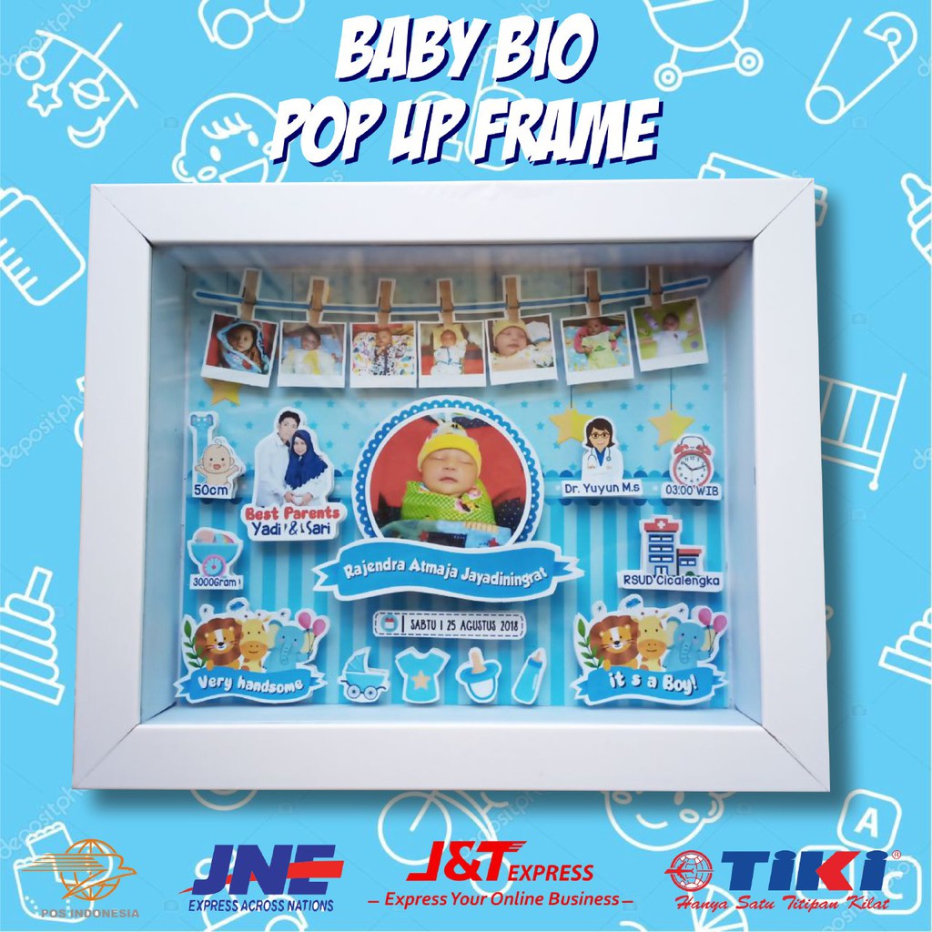 Jual Best Seller! kado bayi - Baby Bio Frame - Pop Up Frame Bayi ...