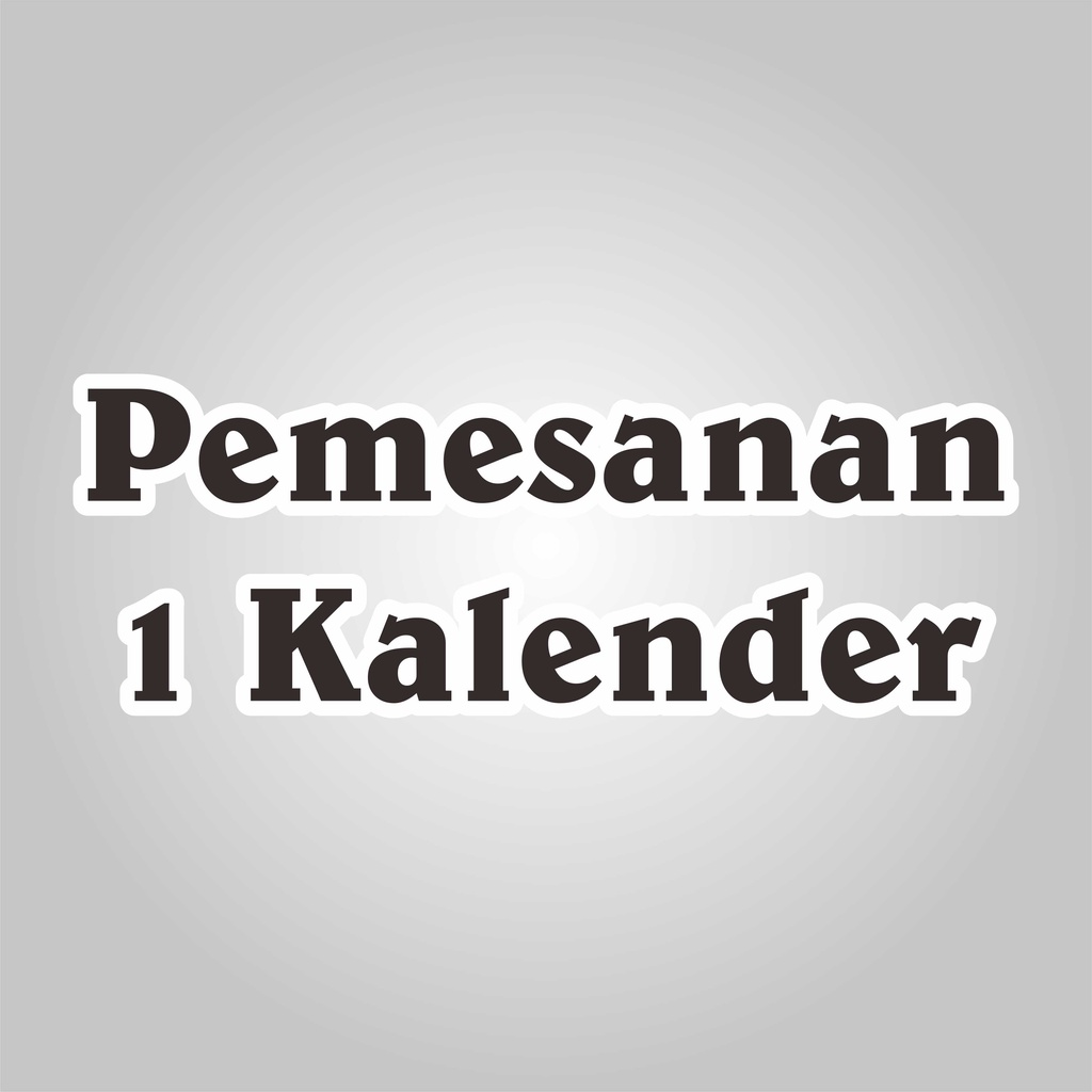 Jual Kalender Dinding 2023 Custom / Kalender Sekolah / Kalender ...