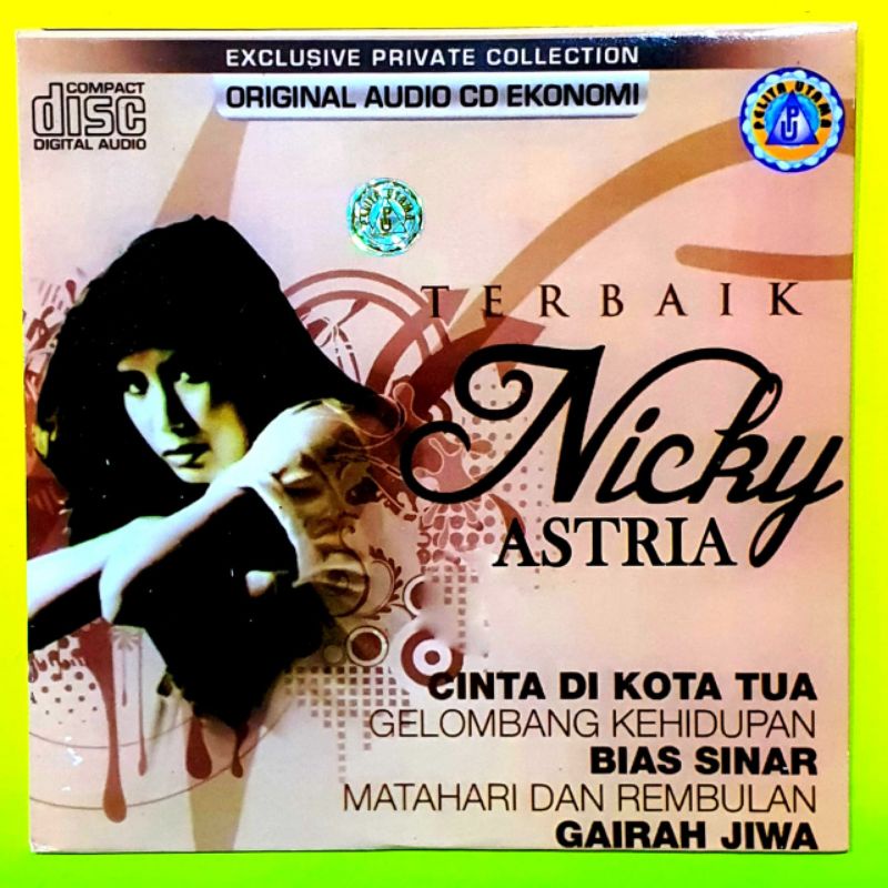 Jual KASET ASLI ORIGINAL COMPACT DISC LAGU NICKY ASTRIA-LAGU POP INDONESIA LAWAS - LAGU POP INDO ...