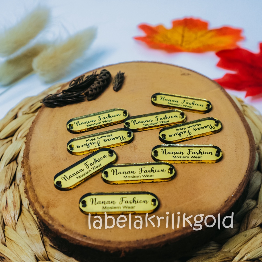 Jual label hijab | label baju | label akrilik | custom label | label ...