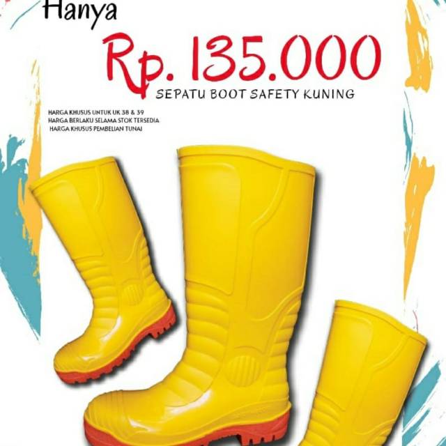 Jual Sepatu boot kuning midsole promo | Shopee Indonesia