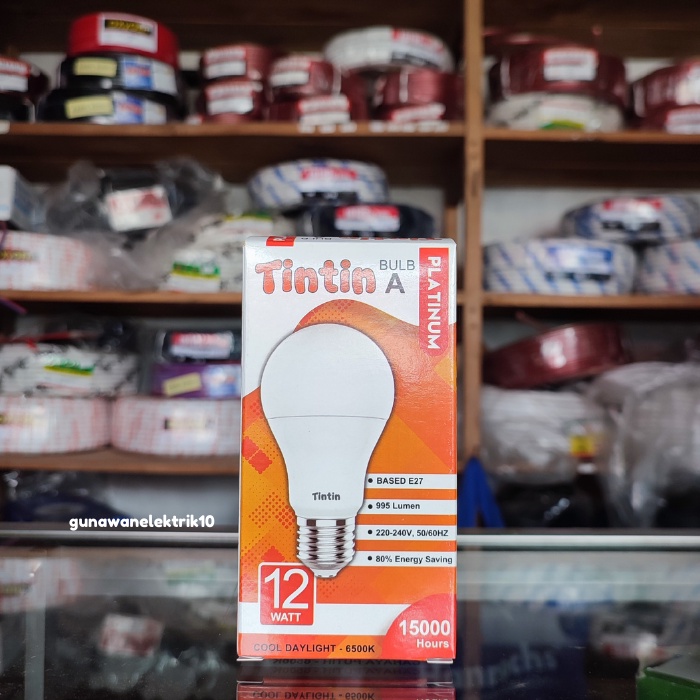 Jual LAMPU LED TINTIN PLATINUM 12 WATT, GARANSI 1 TAHUN, TIN-TIN ...