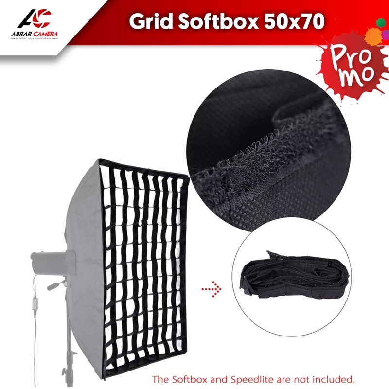 Jual Grid Softbox 50x70 diffuser 50 x 70 50x70cm Grid kotak untuk ...