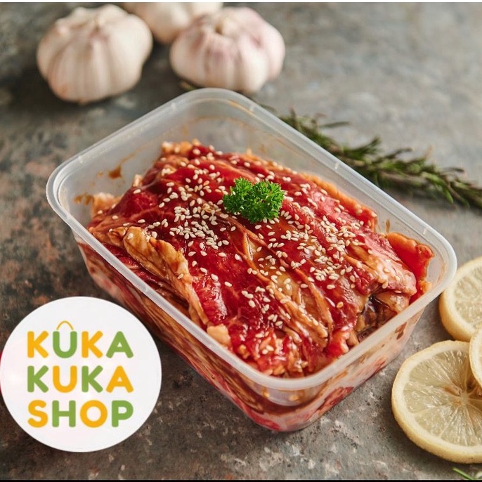 Jual Daging Sapi Marinasi Teriyaki / Bulgogi / Blackpepper / BbQ US ...