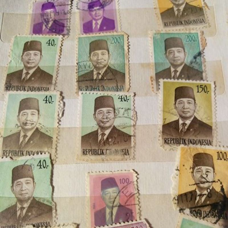 Jual koleksi kolektor gambar perangko presiden Soeharto republik ...