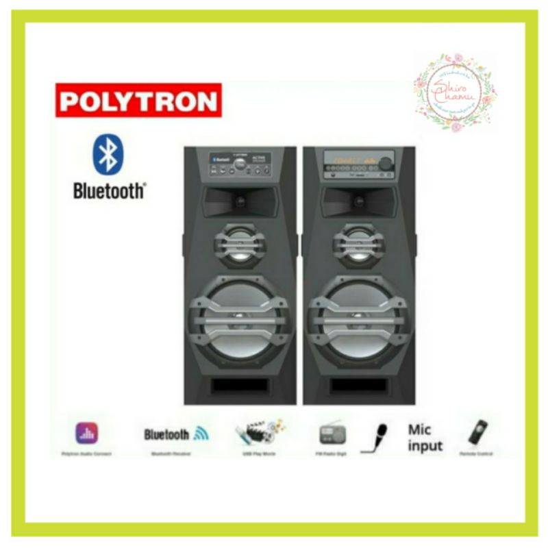 Jual Polytron Speaker PAS 2A15/BA Double Woofer Bluetooth Remote Control | Shopee Indonesia