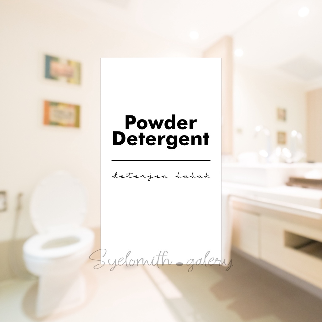 Jual Stiker Label Botol Sabun Cair Best Seller Label Waterproof ...