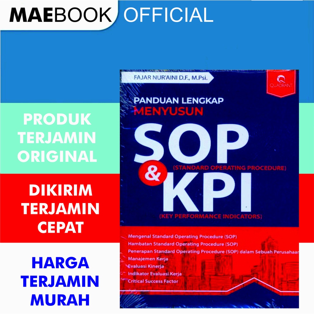 Jual PANDUAN LENGKAP MENYUSUN SOP & KPI - ANAK HEBAT | Shopee Indonesia