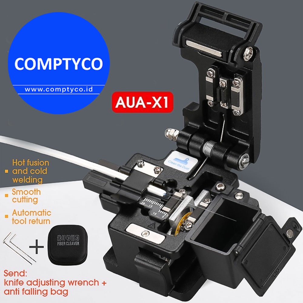 Jual Comptyco AUA-X1 Fiber Optic Cable Cutting Cleaver Tool 24 Surface ...