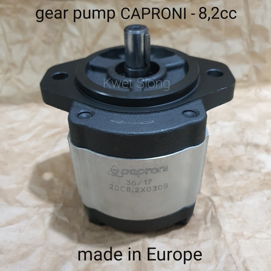 Jual pompa hydraulic gear pump 8,2cc shaft/as 16mm 20C8,2X030G brand CAPRONI - Eropa | Shopee ...