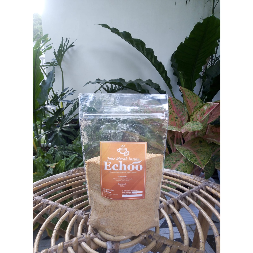 Jual Jahe Merah Instan 250gr "Echoo" | Minuman Sari Jahe Merah Praktis ...