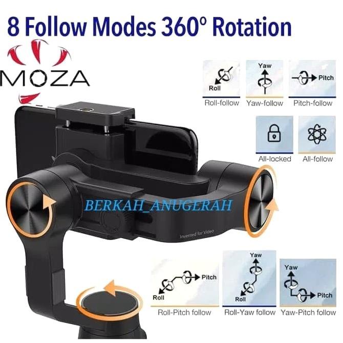 Jual Moza Mini Mi 3-Axis Gimbal Smartphone Handphone Stabilizer ...