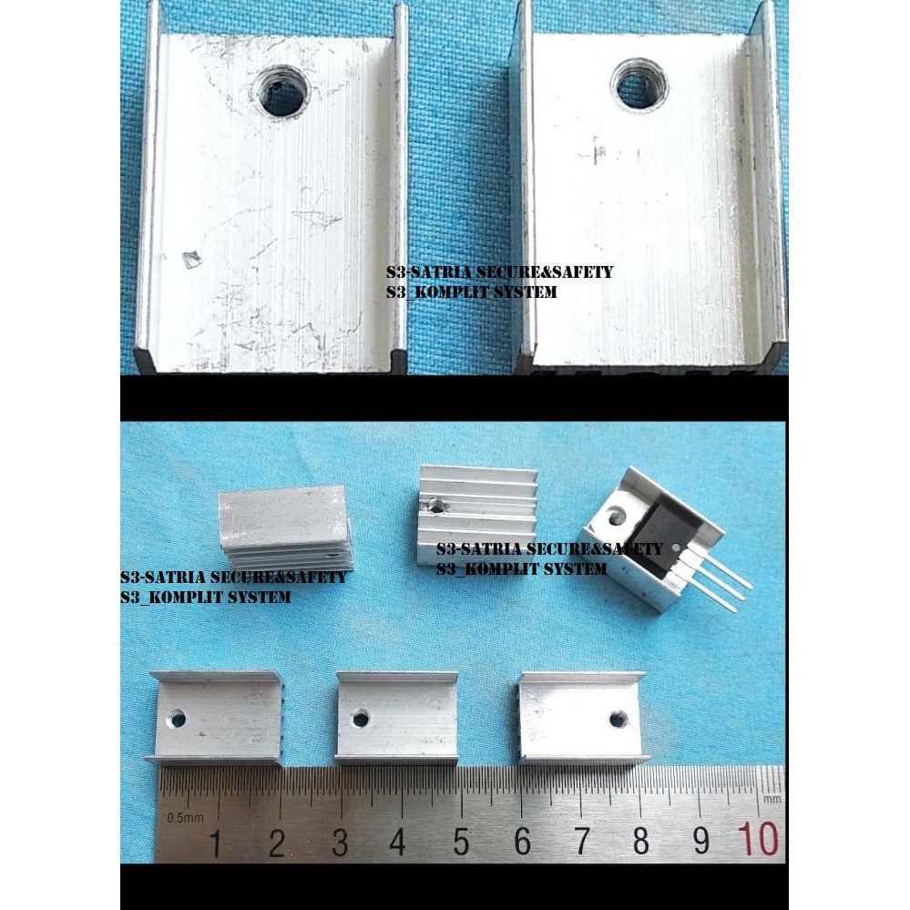 Jual Heat sink alumunium IC mosfet transistor Heatsink Pendingin ...
