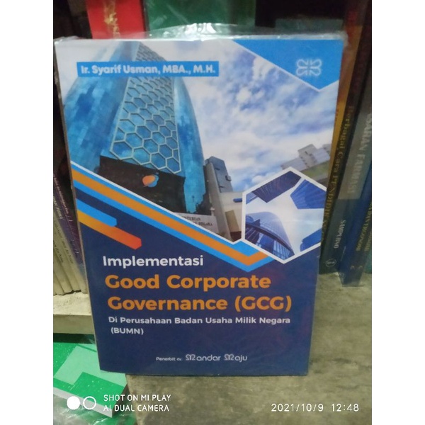 Jual Buku implementasi good corporate governance GCG diperusahaan badan usaha milik negara BUMN ...