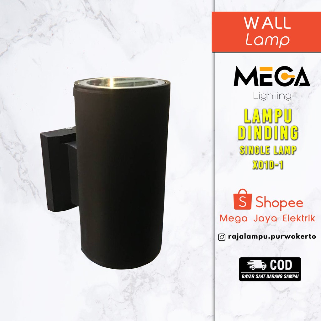Jual [Wall Lamp] Lampu Dinding Tipe Single Lamp Model Tabung (outdoor ...