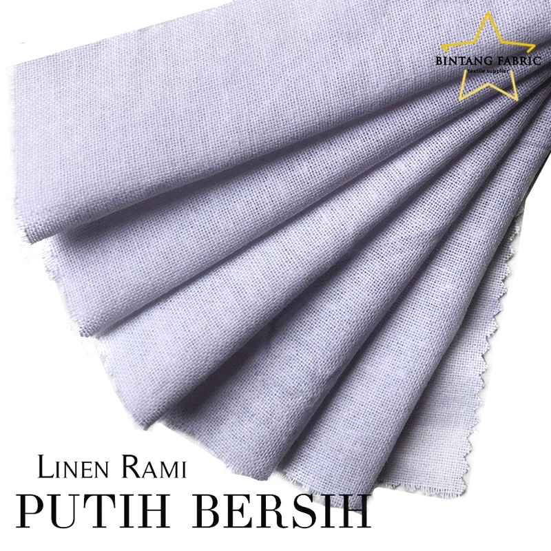 Jual Bahan Bintang Fabric Kain KATUN LINEN RAMI 1 meter | Shopee Indonesia