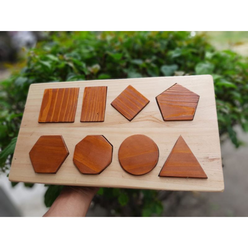 Jual MONTESSORI SHAPE/ PUZZLE BENTUK | Shopee Indonesia