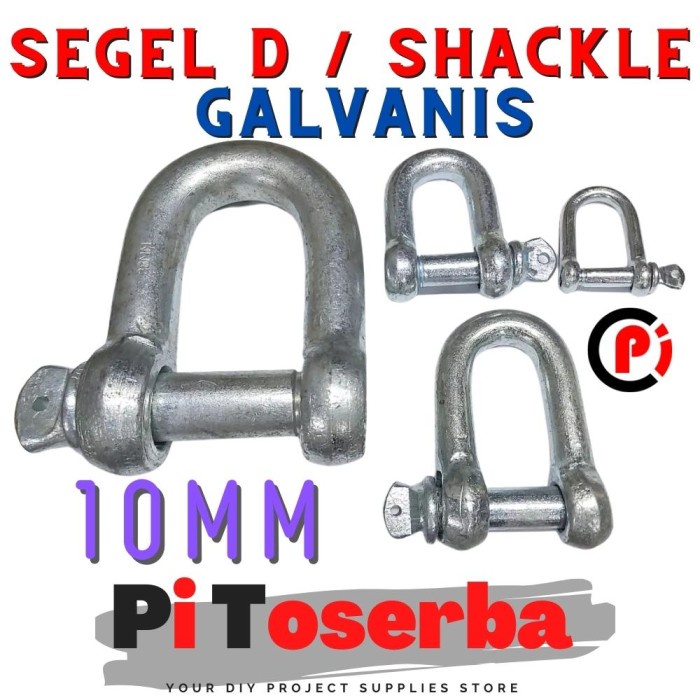 Jual Segel D 10mm M10 / D SHACKLE CLAMP / SAMBUNGAN RANTAI Sling ...