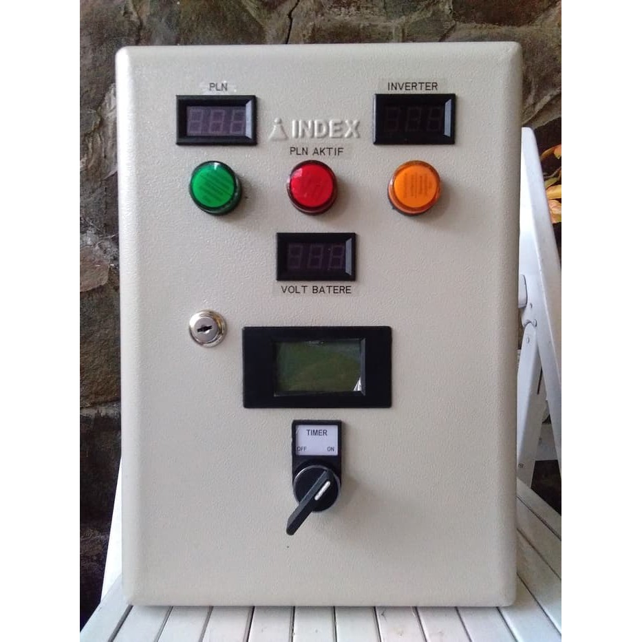 Jual Panel Kontrol ATS PLN Inverter dgn Timer dan Voltage Comparator ...