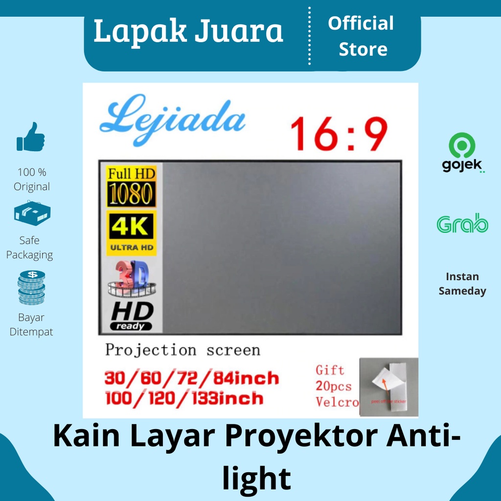 Jual Kain Layar Proyektor | Kain Layar Proyektor Anti Light | RCHMDSHP ...
