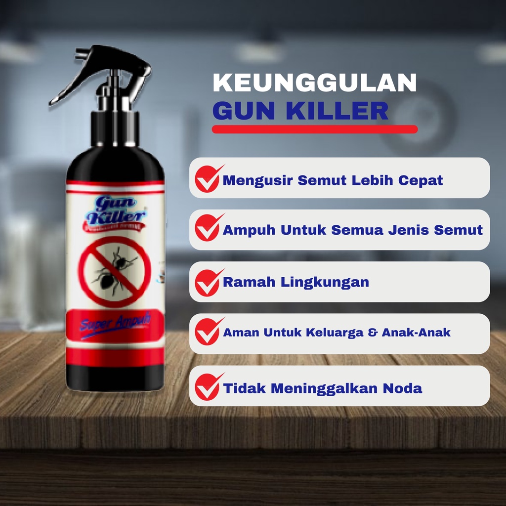 Jual GUN KILLER_SEMUT_250 ML - Racun Pembasmi Semut Obat Super Ampuh ...