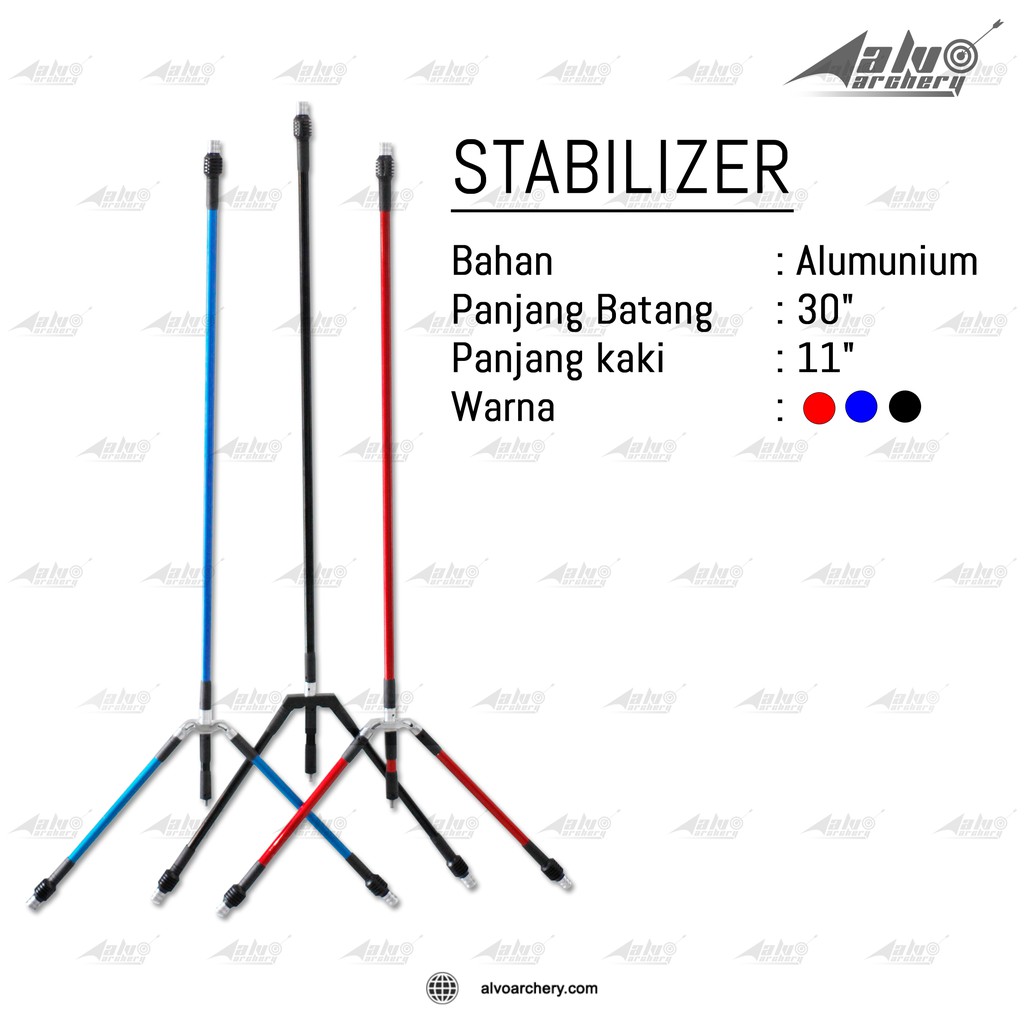 Jual Stabilizer panahan lokal Tampilan Istimewa alvo archery | Shopee ...