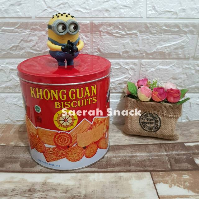Jual Biskuit Khong Guan Kaleng Kecil / Biskuit Khong Guan Kaleng Bulat ...