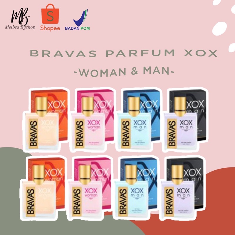 Jual BRAVAS Parfum Pria/Wanita/XOX Man & Woman / BRAVAS XOX Eau De ...
