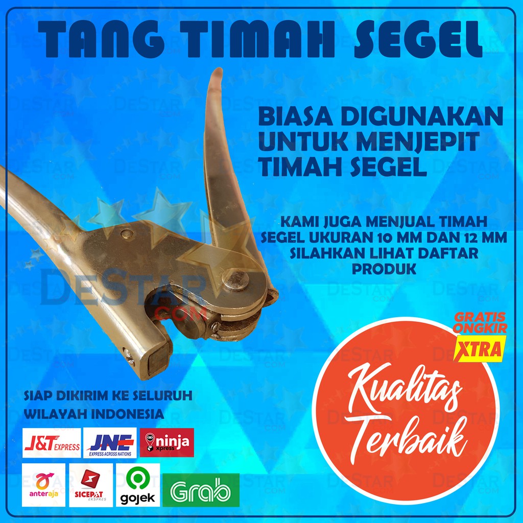 Jual TANG SEGEL TIMAH SEAL SEALING PLIER PRESS TIMAH - BISA CUSTOM LOGO ...