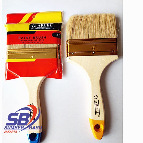 Jual KUAS CAT / KUAS TANGAN ARCEL 4" SBJ | Shopee Indonesia