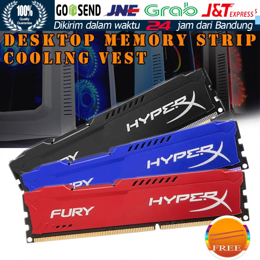 Jual Heatsink Radiator Pendingin Untuk Memory Ram Desktop PC DDR2 DDR3 DDR4 Samsung Kingston ...