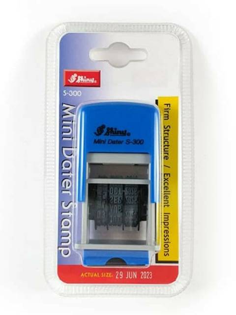 Jual Adn Stempel Tanggal / Dater Otomatis Shiny S300 S 300 ( Mini Dater ...