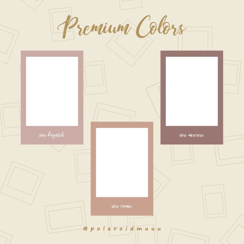 Jual BACKGROUND POLAROID (Premium Colors) | Shopee Indonesia