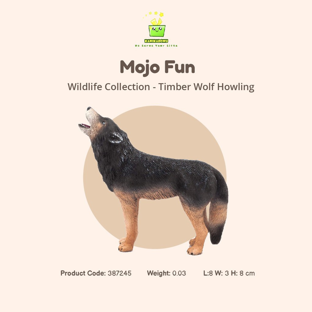 Jual Kamikadomu - Mojo Fun Timber Wolf Howling #87245 | Shopee Indonesia