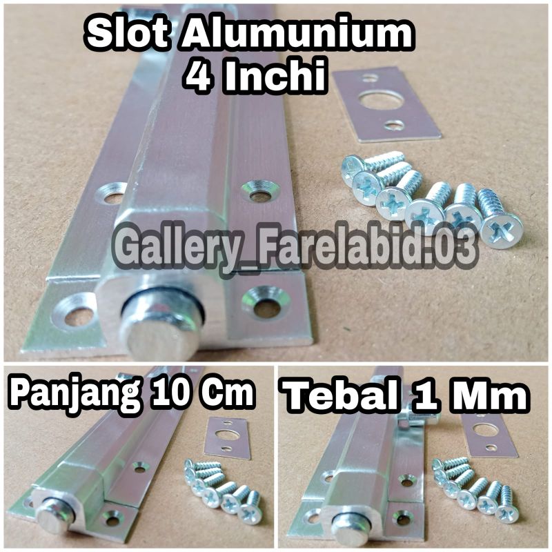 Jual Grendel Alumunium Tebal 2 Inchi Slot Pintu Rumah Kupu Tarung 3 ...
