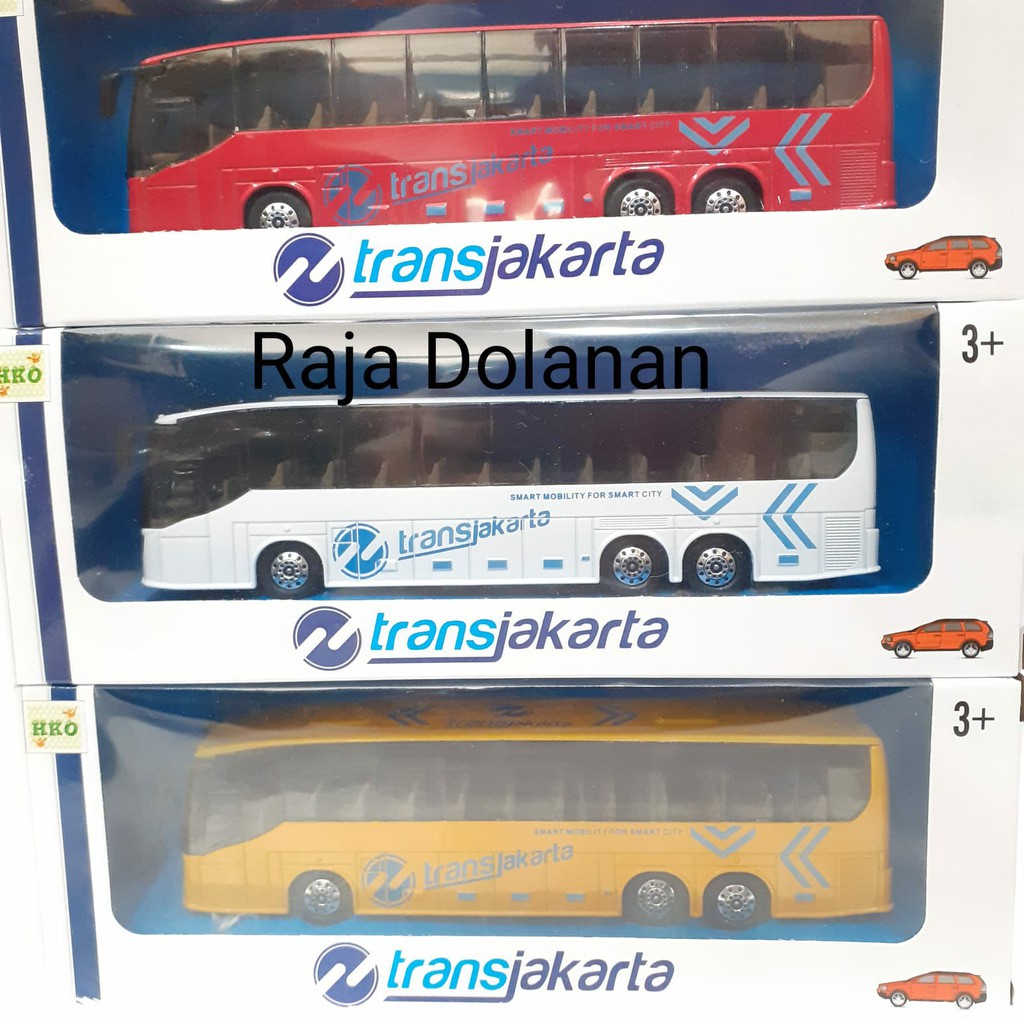 Jual DIECAST BUS TRANS JAKARTA MINIATUR MOBIL BIS TRANSJAKARTA KOLEKSI ...