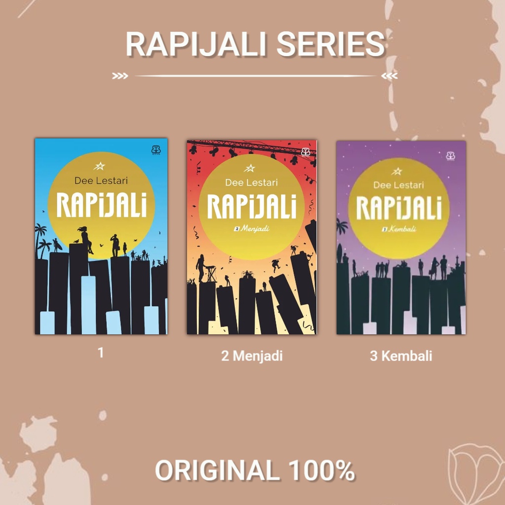 Jual Buku Rapijali 1 Rapijali 2 Menjadi Rapijali 3 Kembali Dee Lestari ...