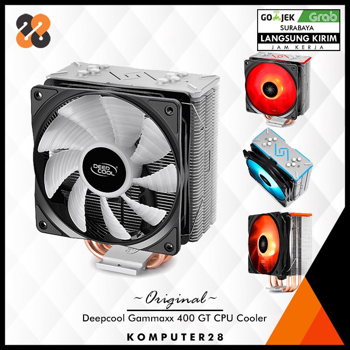 Jual Deepcool Gammaxx 400 GT RGB CPU Cooler Fan - Kipas Pendingin ...