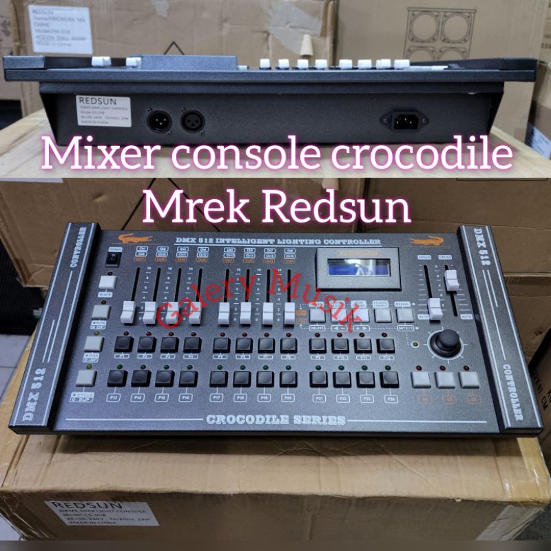 Jual Mixer Crocodile / Mixer DMX Console professional Mrek Redsun Bagus ...