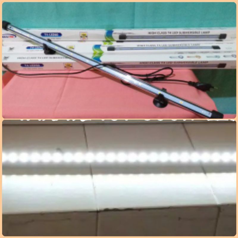 Jual Lampu LED Celup Aquarium Aquascape 60cm Putih | Shopee Indonesia